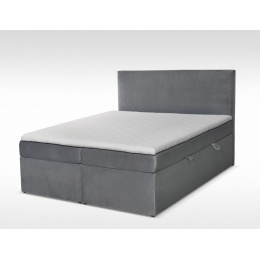 Postel Chantal II 160x200 HC 22 tm.šedá - Nábytek Pegas